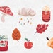 Autumn Clipart Pack Cute Fall Clipart Autumn Illustrations Clipart for ...
