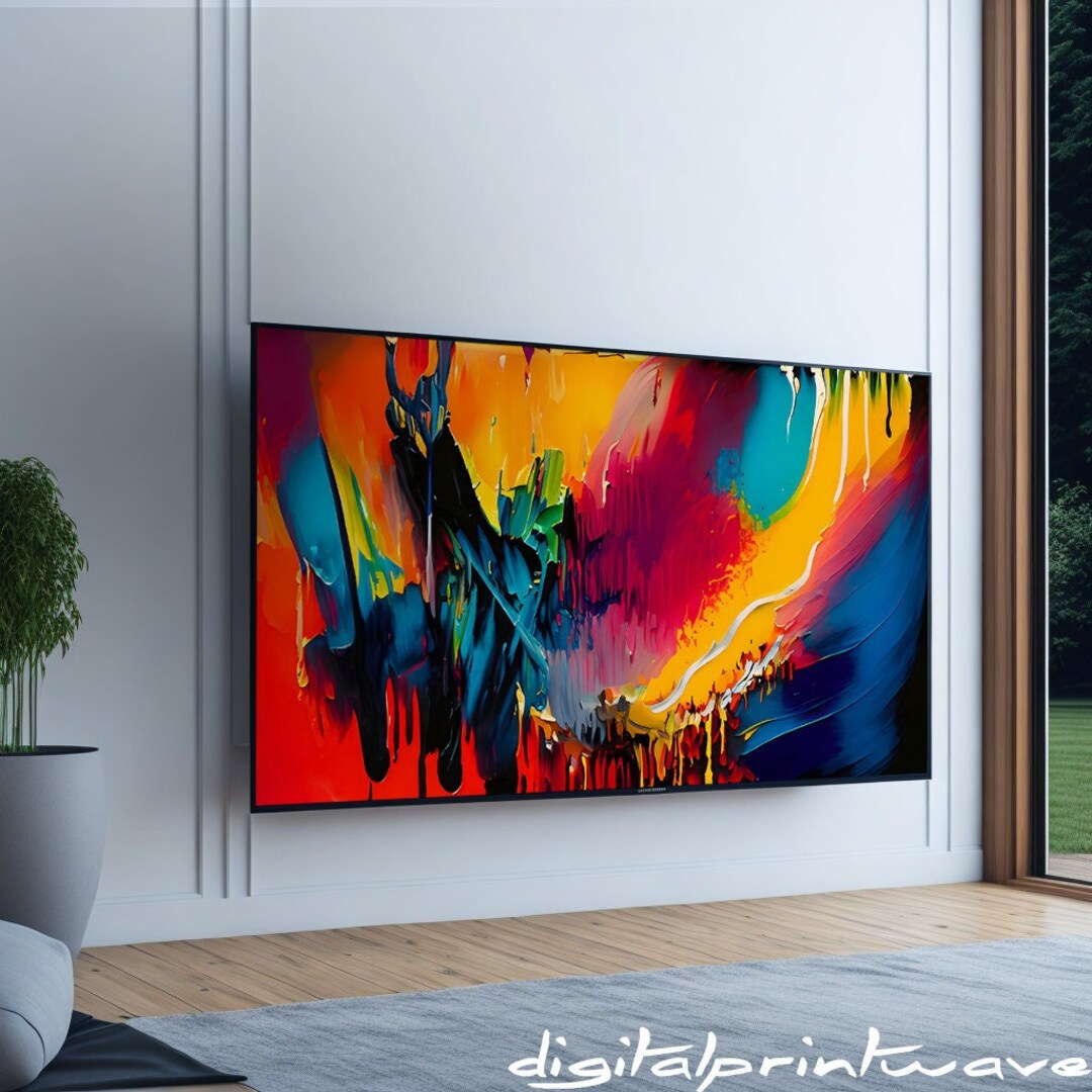 Abstract Contemporary Art Samsung the Frame TV 4k Digital Download - Etsy