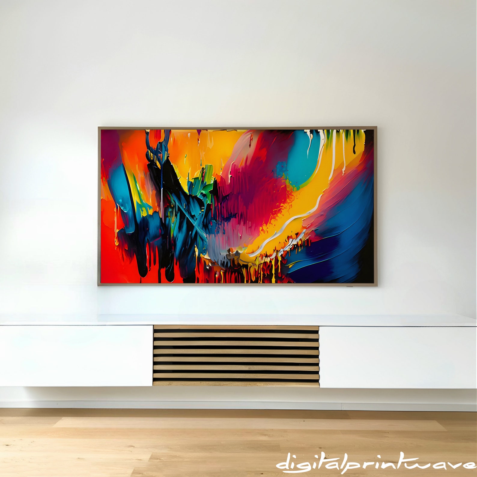 Abstract Contemporary Art Samsung the Frame TV 4k Digital Download - Etsy