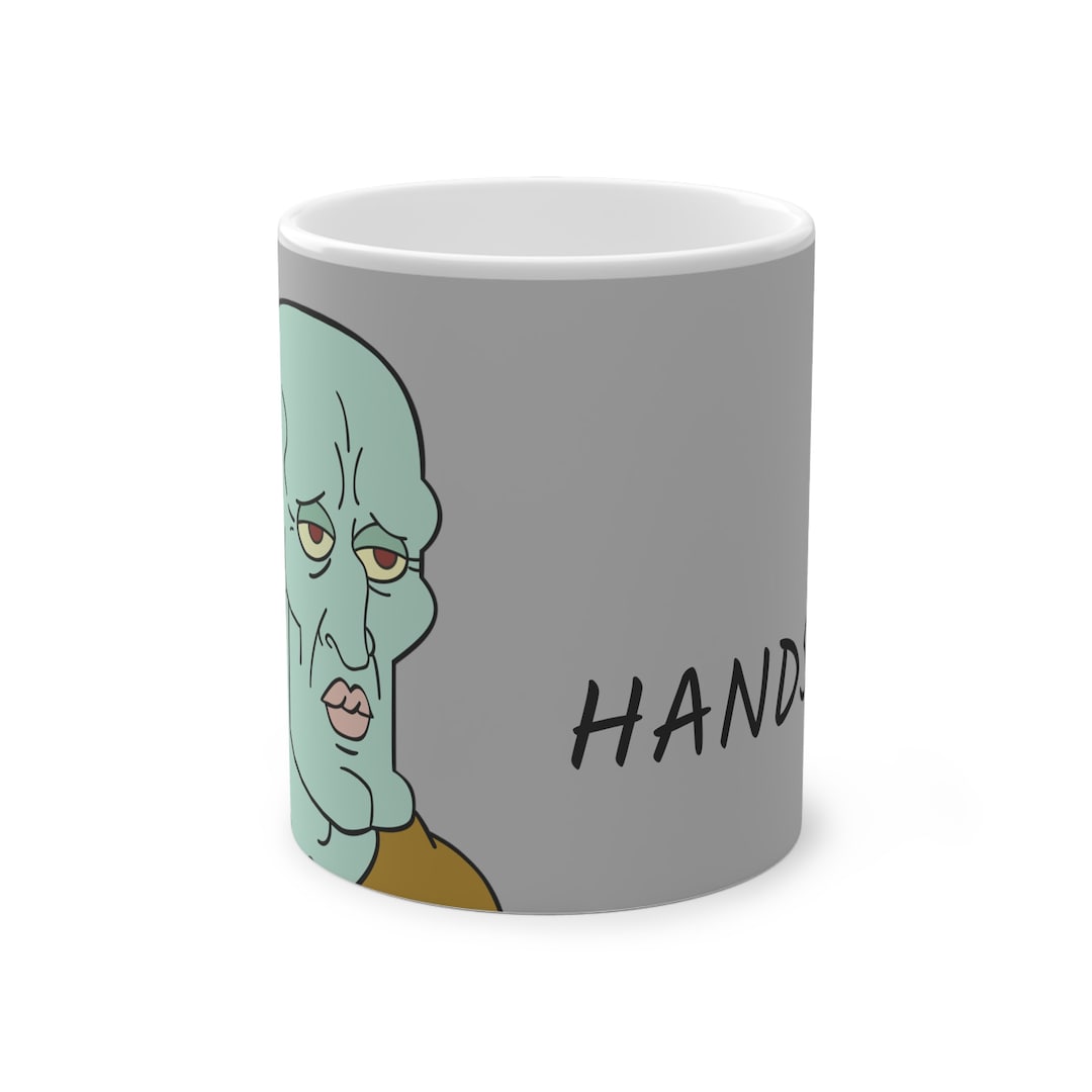 Handsome Squidward Mug - Etsy