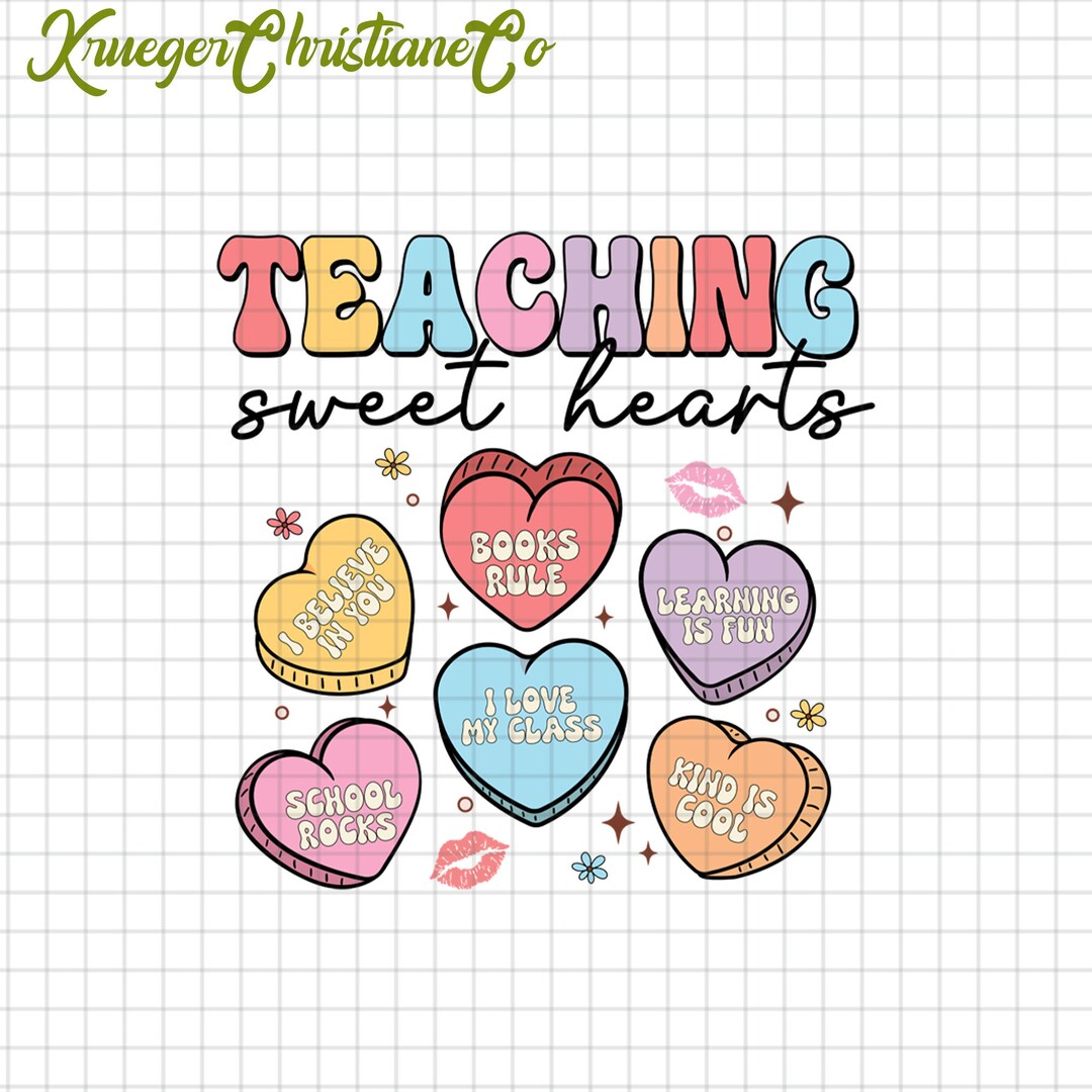 Teaching Sweethearts Png, Teacher Valentine Png, Love Teacher Png ...