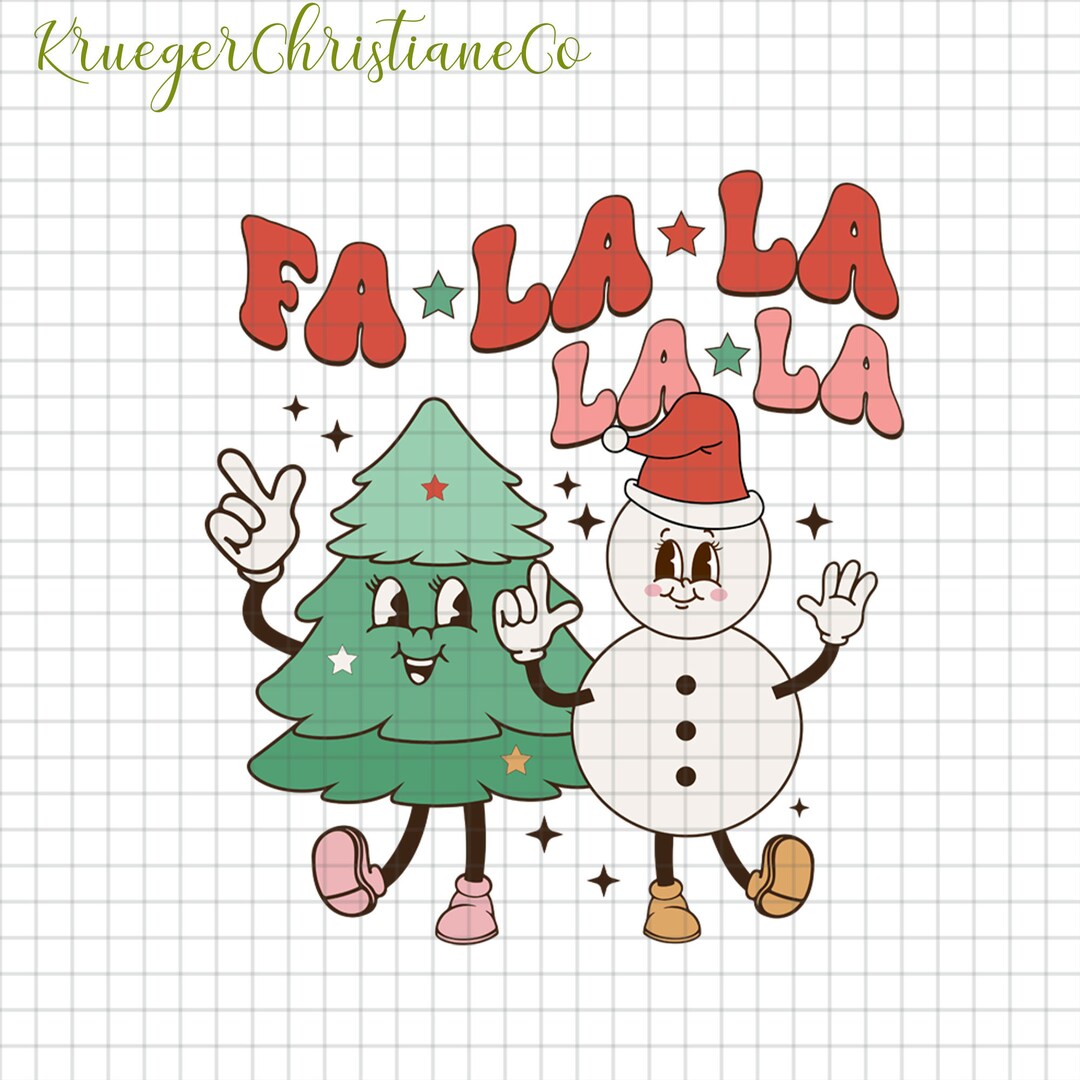 Christmas Song Png, Fa La Christmas Png, Cute Christmas Tree Png ...