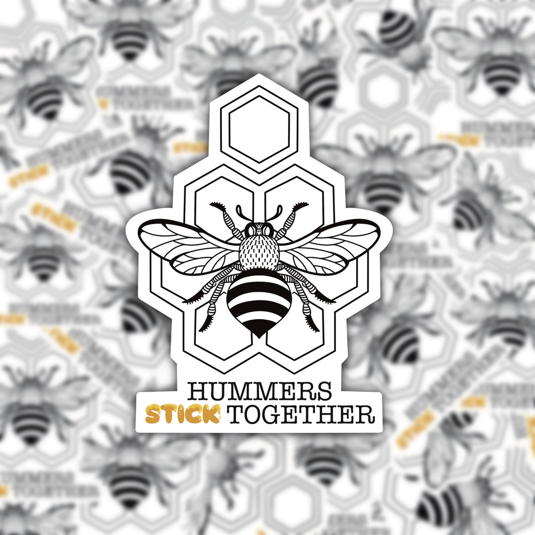 Wednesday Inspired Sticker Hummers Stick Together Sticker the Addams ...