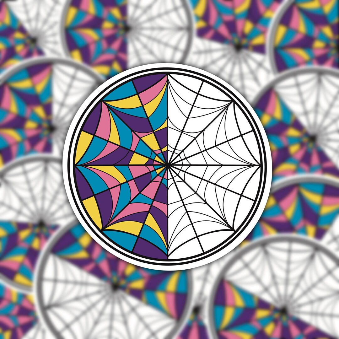 Wednesday Inspired Stained Glass Window Sticker Wednesday Addams ...