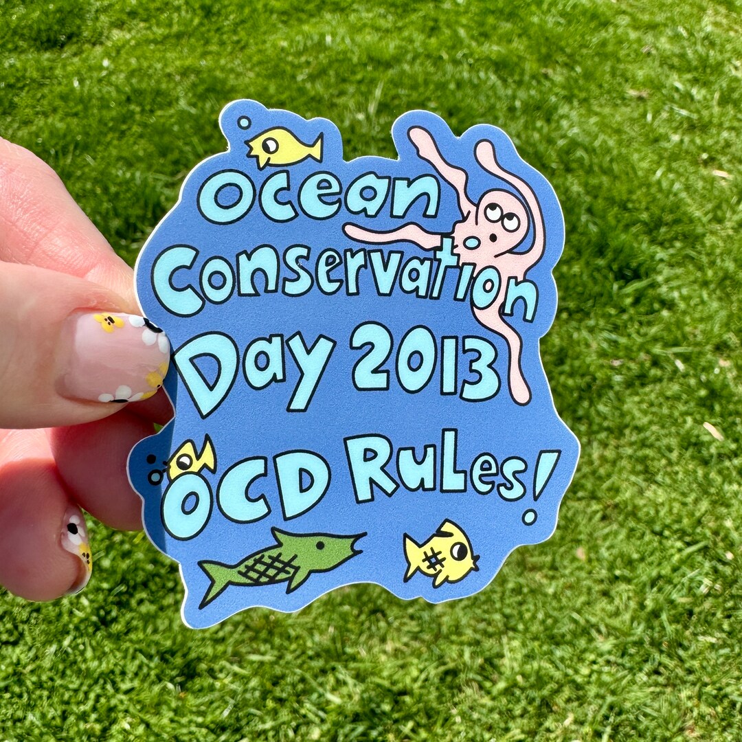 OCD Rules Ocean Observation Day Rules Vinyl Waterproof Sticker - Etsy
