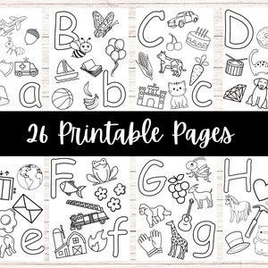 Alphabet Coloring Pages for Kids | 26 Coloring Sheets for Kids ...