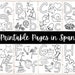 Alphabet Coloring Pages for Kids in Spanish 26 Coloring Sheets for Kids ...