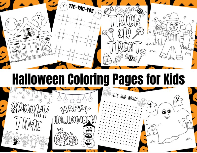 30 Halloween Coloring Pages for Kidscoloring Activities for ...