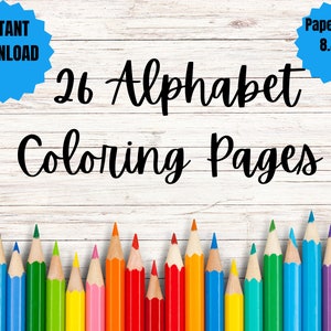 Alphabet Coloring Pages for Kids | 26 Coloring Sheets for Kids ...