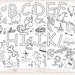 Alphabet Coloring Pages for Kids in Spanish 26 Coloring Sheets for Kids ...