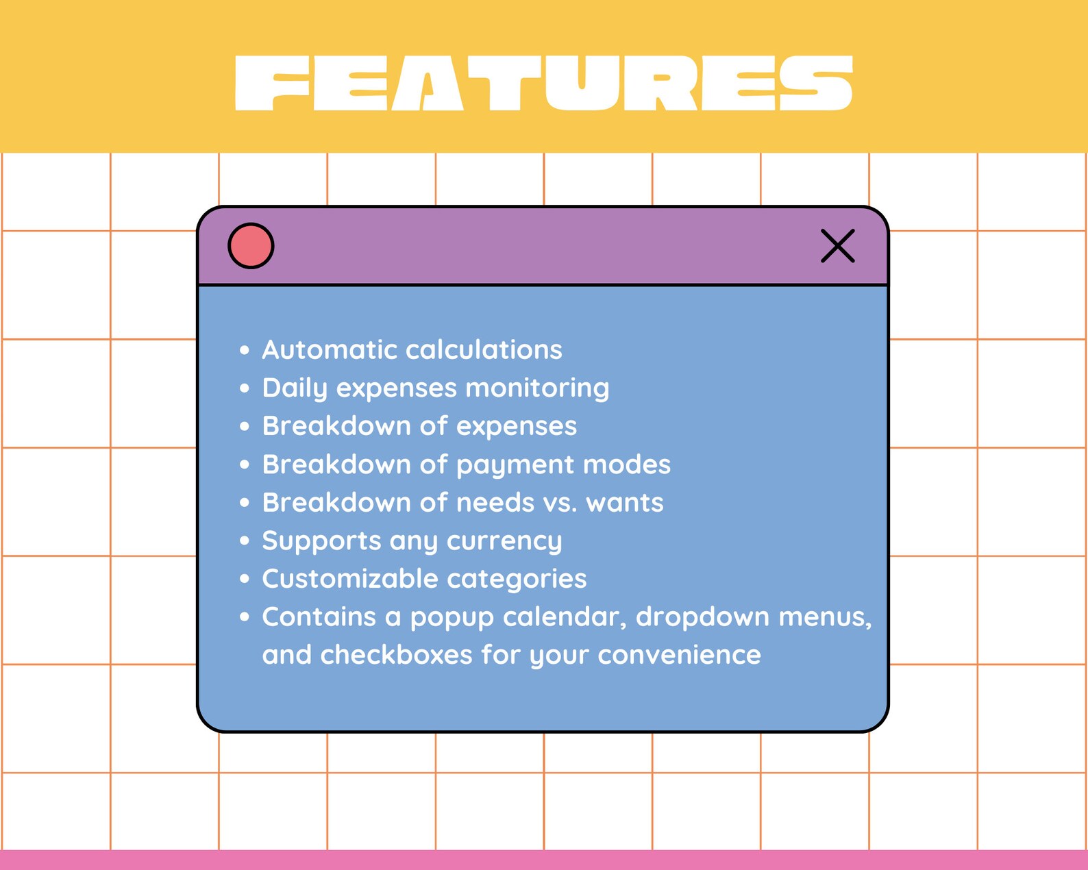 Expense Tracker Spreadsheet: Daily Finance Dashboard (google Sheets) - Etsy