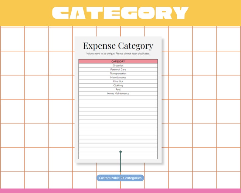 Expense Tracker Spreadsheet Google Sheets, Daily Monitoring, Needs ...