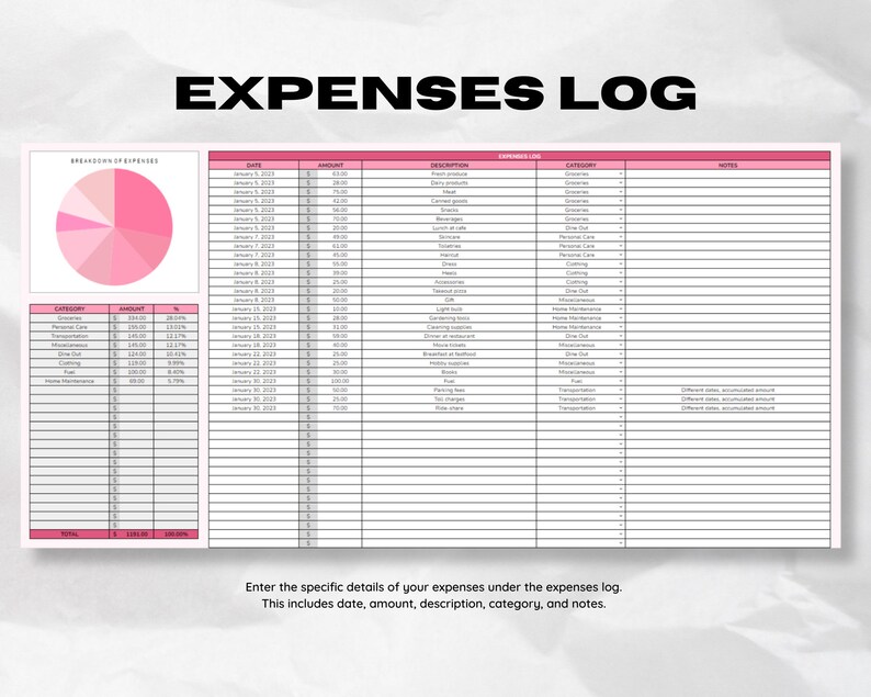 Budget Spreadsheet Template for Google Sheets Digital Finance - Etsy