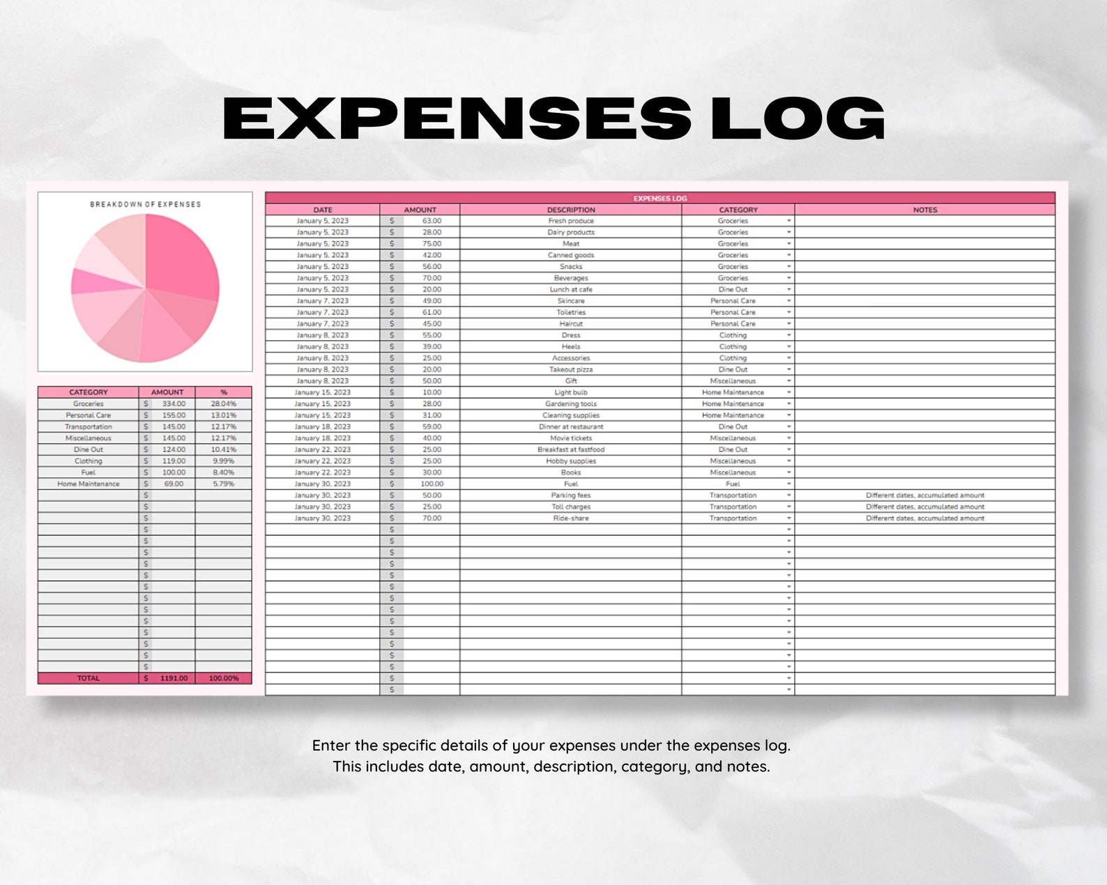 Budget Spreadsheet Template for Google Sheets Digital Finance Planner ...