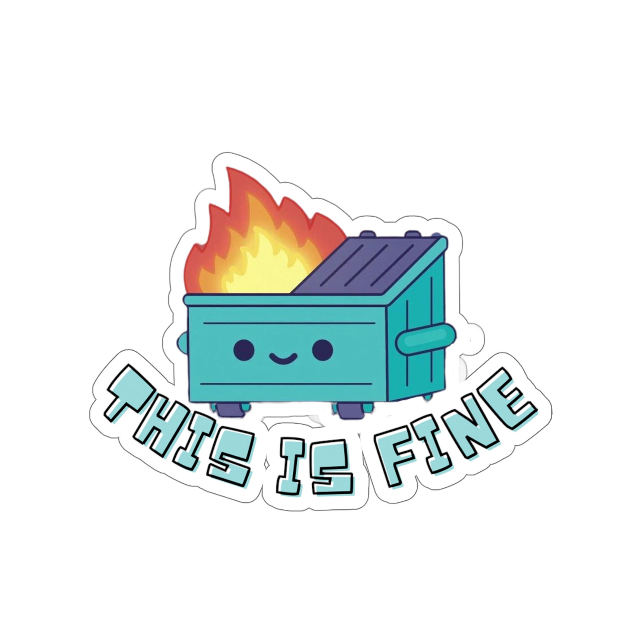 This is Fine Sticker - Etsy