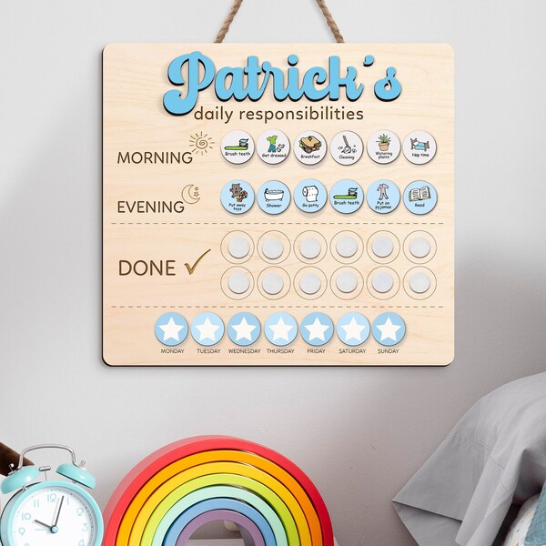 Routine Chart - Etsy