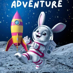 Astro Adventure: an Out-of-this-world Coloring Book for Kids! - Etsy