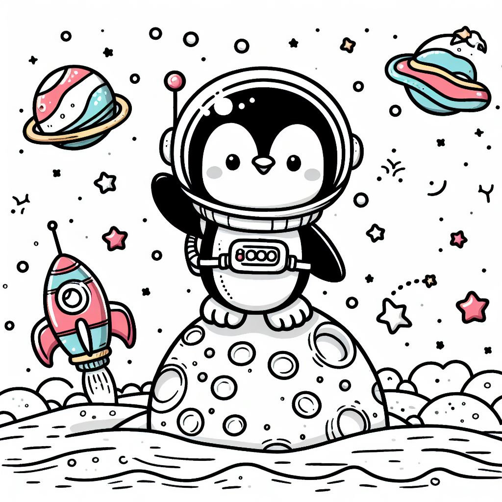 Astro Adventure: an Out-of-this-world Coloring Book for Kids! - Etsy