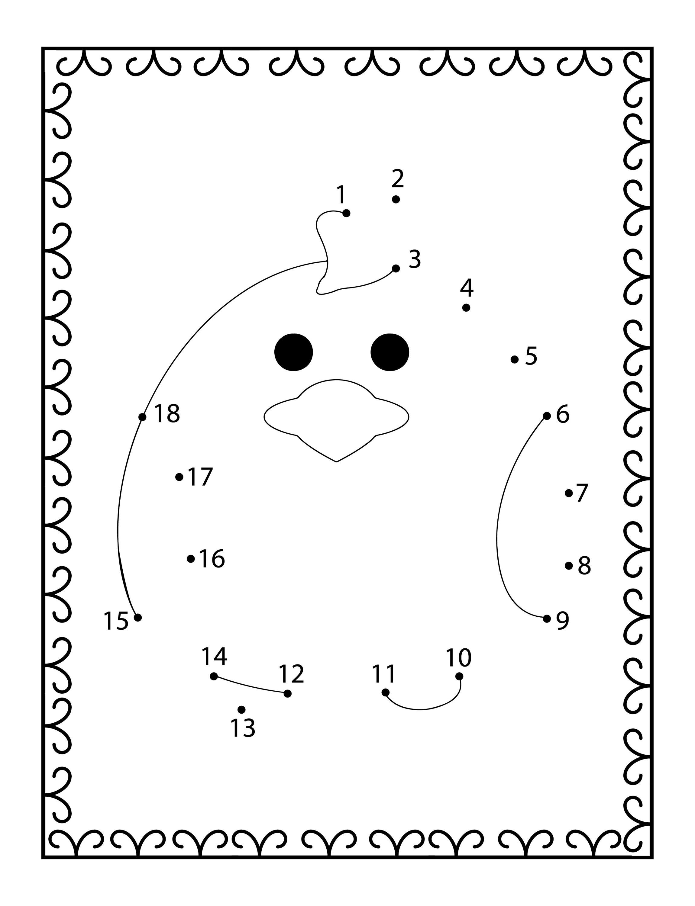 Farm Animals Dot to Dot Printable for Kids – 23 Connect the Dots Pages ...