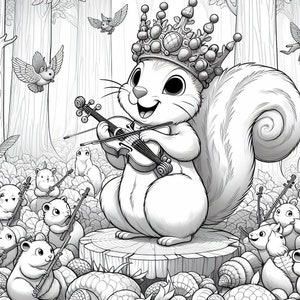 Whispering Woods Coloring Book | Printable Activity Sheets | Nature ...