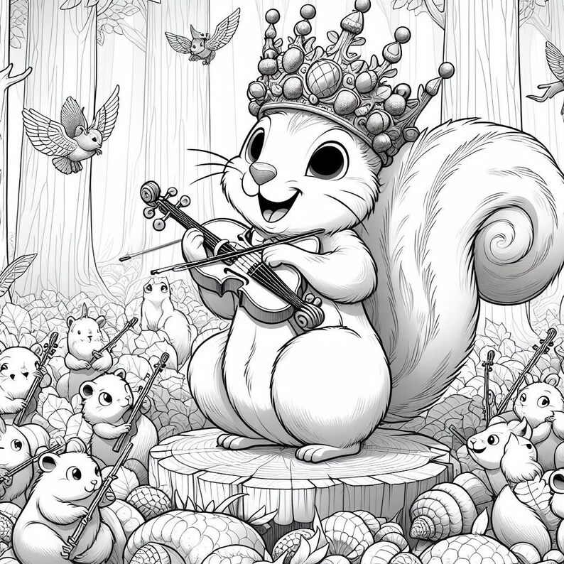 Whispering Woods Coloring Book | Printable Activity Sheets | Nature ...