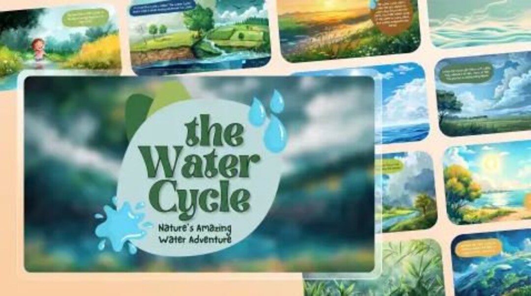 The Water Cycle: Nature's Amazing Water Adventure | Kids Science Video ...