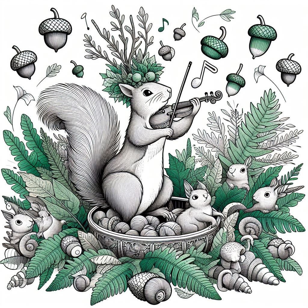 Whispering Woods Coloring Book | Printable Activity Sheets | Nature ...