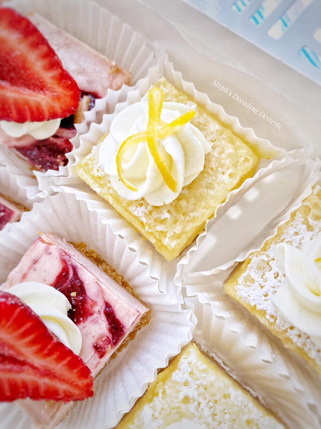 Strawberry & Lemon Dessert Bars Digital Recipe, Printable PDF ...