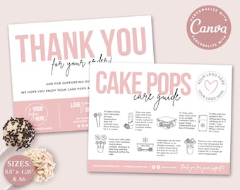 Cake Flyer Template Cupcake Cake Business Flyer (Instant Download) - Etsy