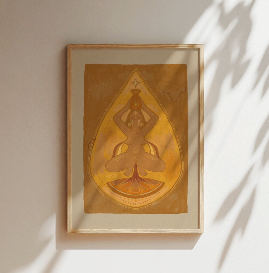 Spiritual Art Print Goddess Poster Self Love Artwork Erotic Room Decor ...