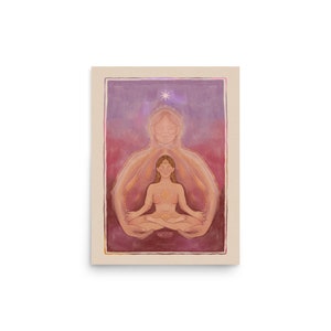 Higher Self Art Meditation Room Decor Spiritual Painting Purple ...