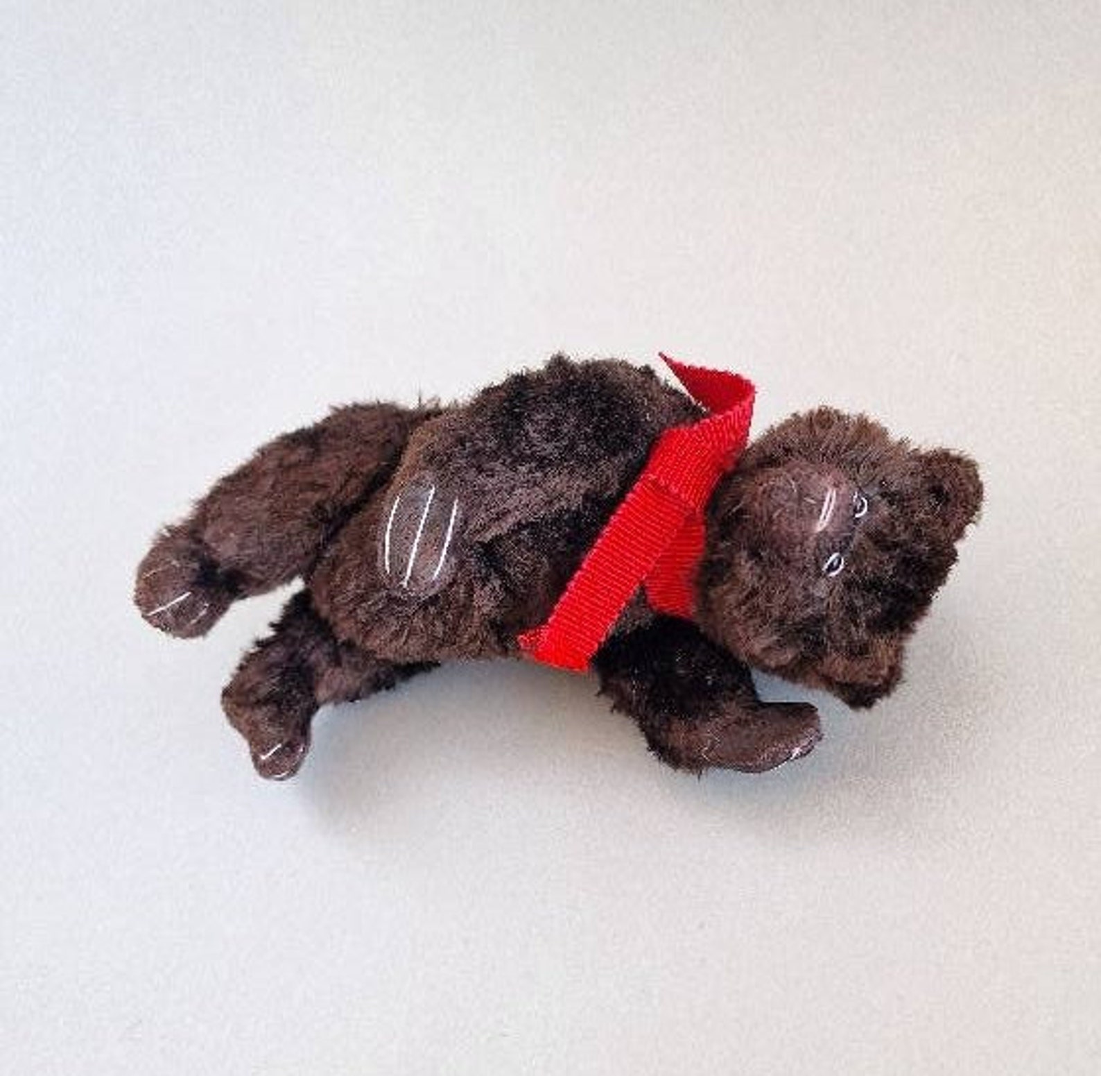 Handcrafted Artist Teddy Bear, OOAK Bear Brown Bear, Size 15cm 5.9 ...