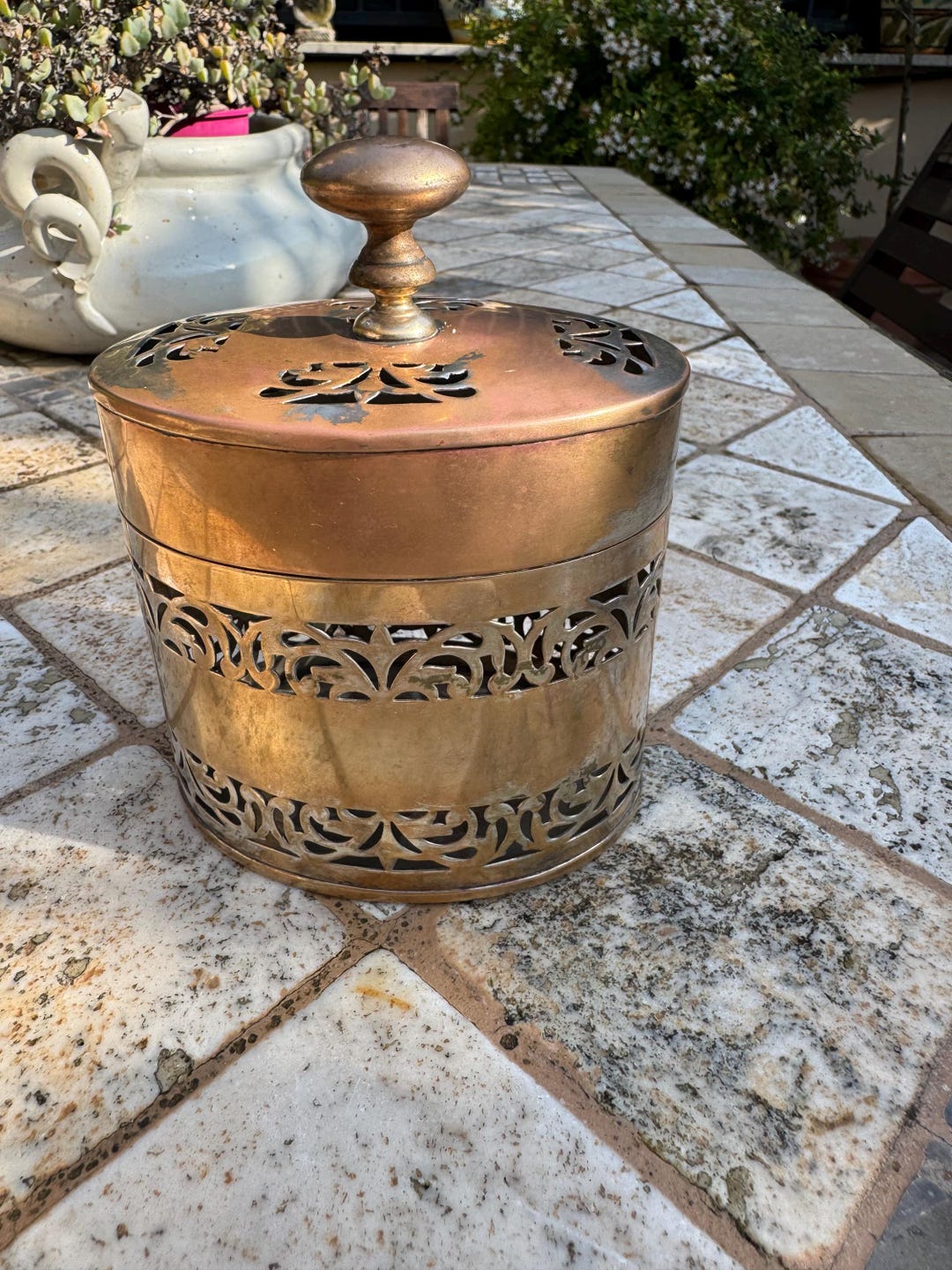 Restored Vintage Jordan and Sheffield Pot Pour Box. - Etsy