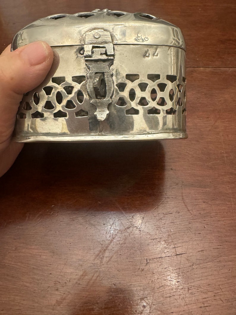 Vintage Silver Plated Cricket Cage, Indian Potpourri Box - Etsy UK