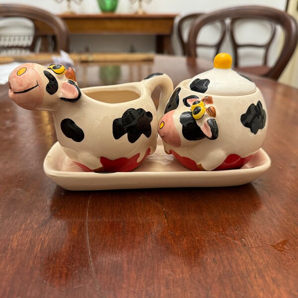 Cow Sugar Bowl - Etsy