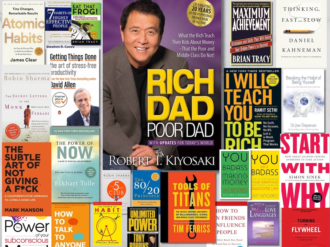 25 Best Selling Self Help Personal Development Books Bundle - Etsy