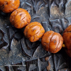 Tibetan 108 Bodhi Mala Old, Mala Prayer Beads, Himalayan Antique Old ...