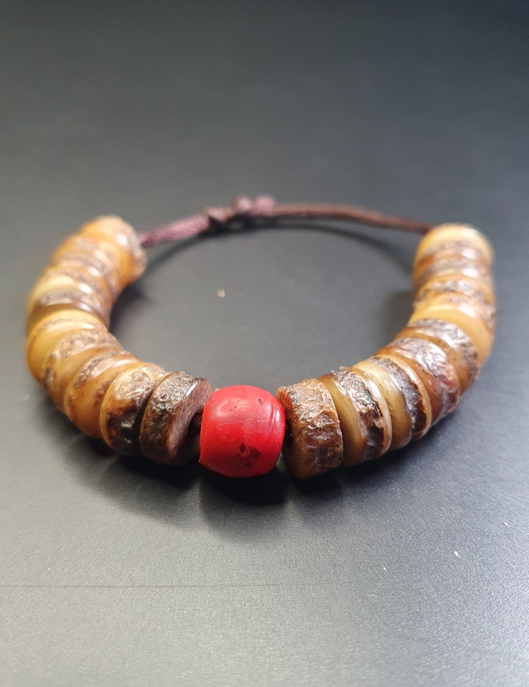 Tibetan Antique Mala Beads, Kapala Mala, Tibetan Antique Coral ...