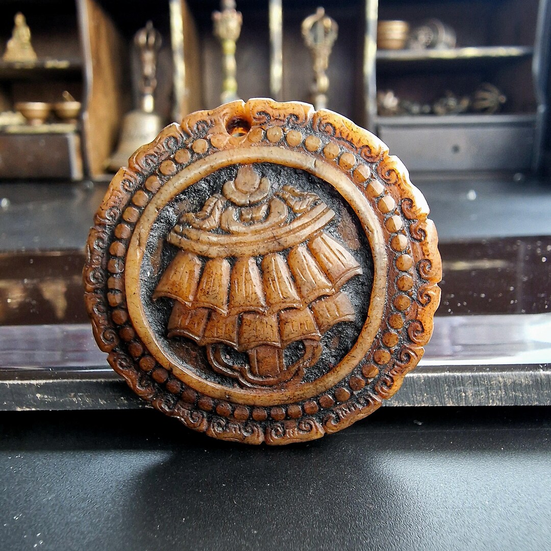 Kapala Mala, Tibetan Antique Amulet Thogchag, 108 Old Mala Prayer Beads ...