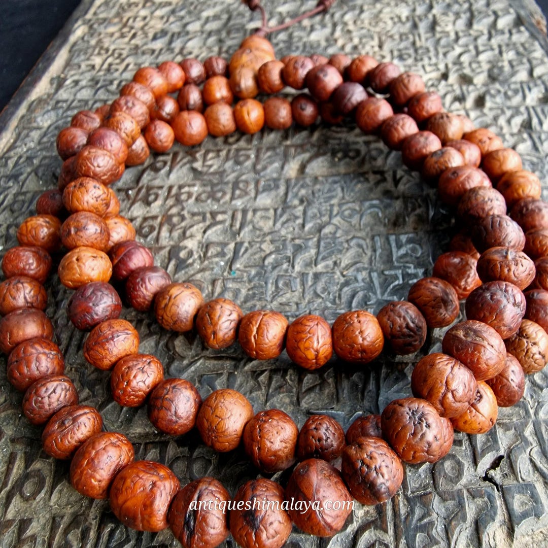 108 Bodhi Mala Old, Old Mala Tibetan Prayer Beads, Himalayan Antique ...