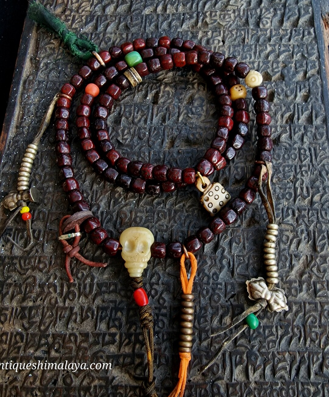 Tibetan Bodhi 108 Mala Old, Mala Prayer Beads, Mala Rudraksha 108 ...