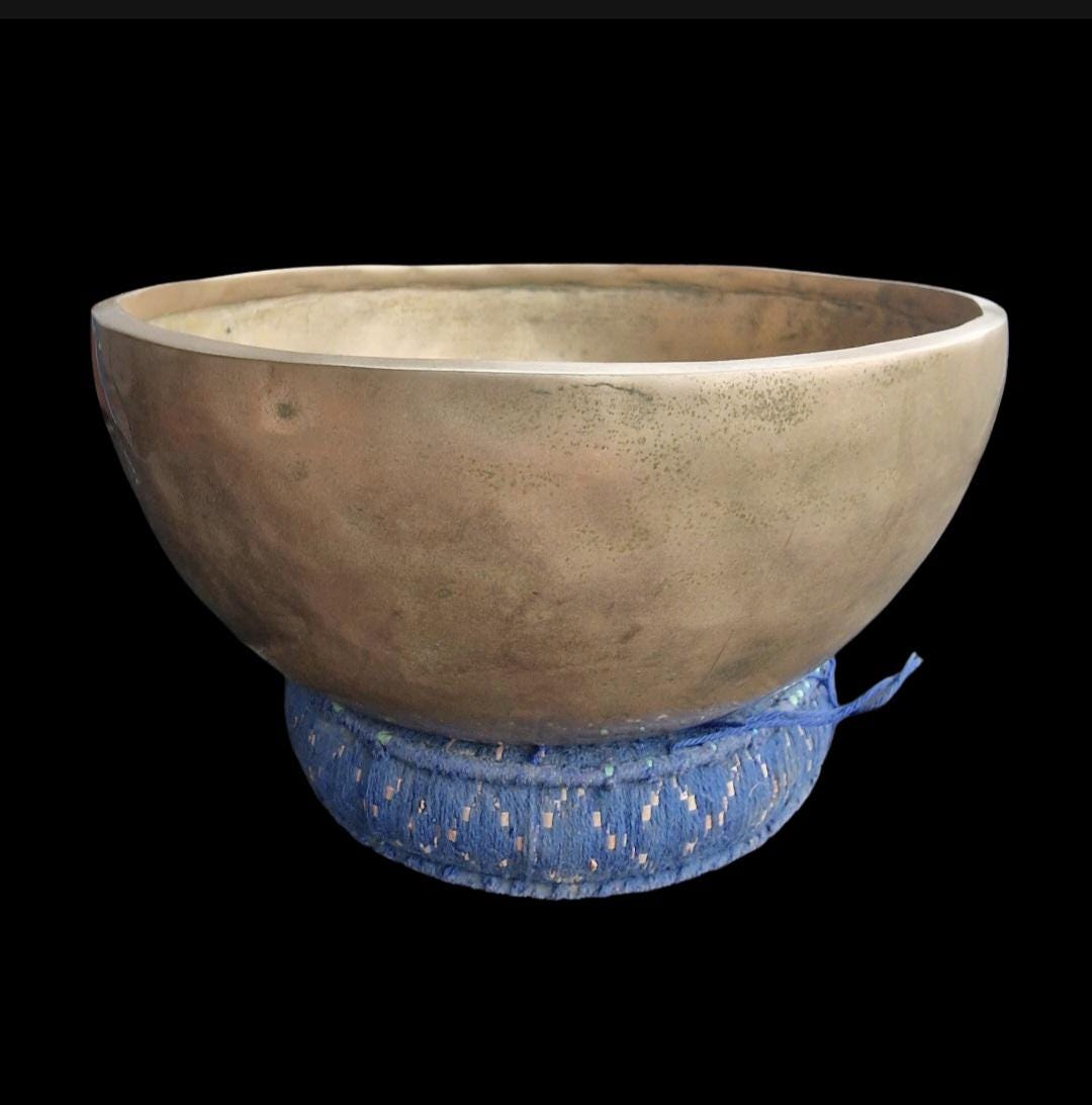 Tibetan Singing Bowl Lingam Kapala Mala 108 Old Prayer Beads Bodhi Mala ...