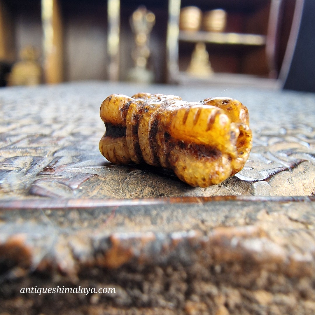 Kapala Mala Bead, Kapala Amulet, Old Mala Prayer 108 Beads, Tibetan ...