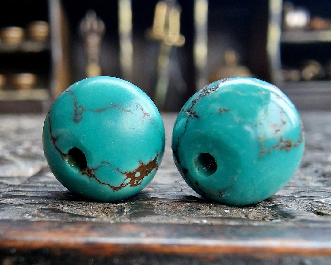 Tibetan Antique Turquoise Old Mala Beads, Old Mala 108 Prayer Beads ...