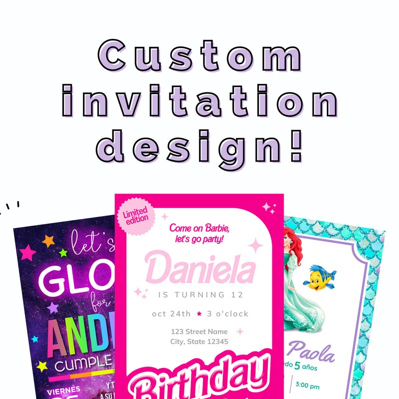 Custom Invitations - Etsy