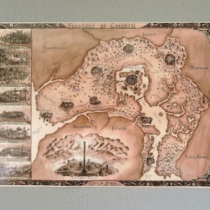 Map of Cyrodiil (TES IV: Oblivion) - Etsy