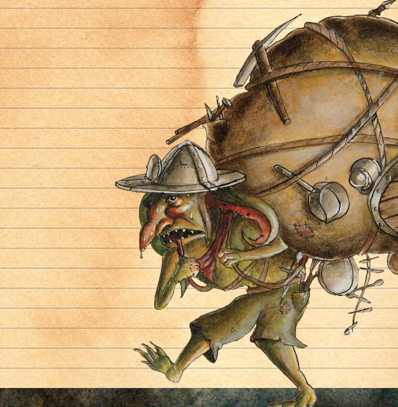 Custom Character Sheet - Goblin - Etsy