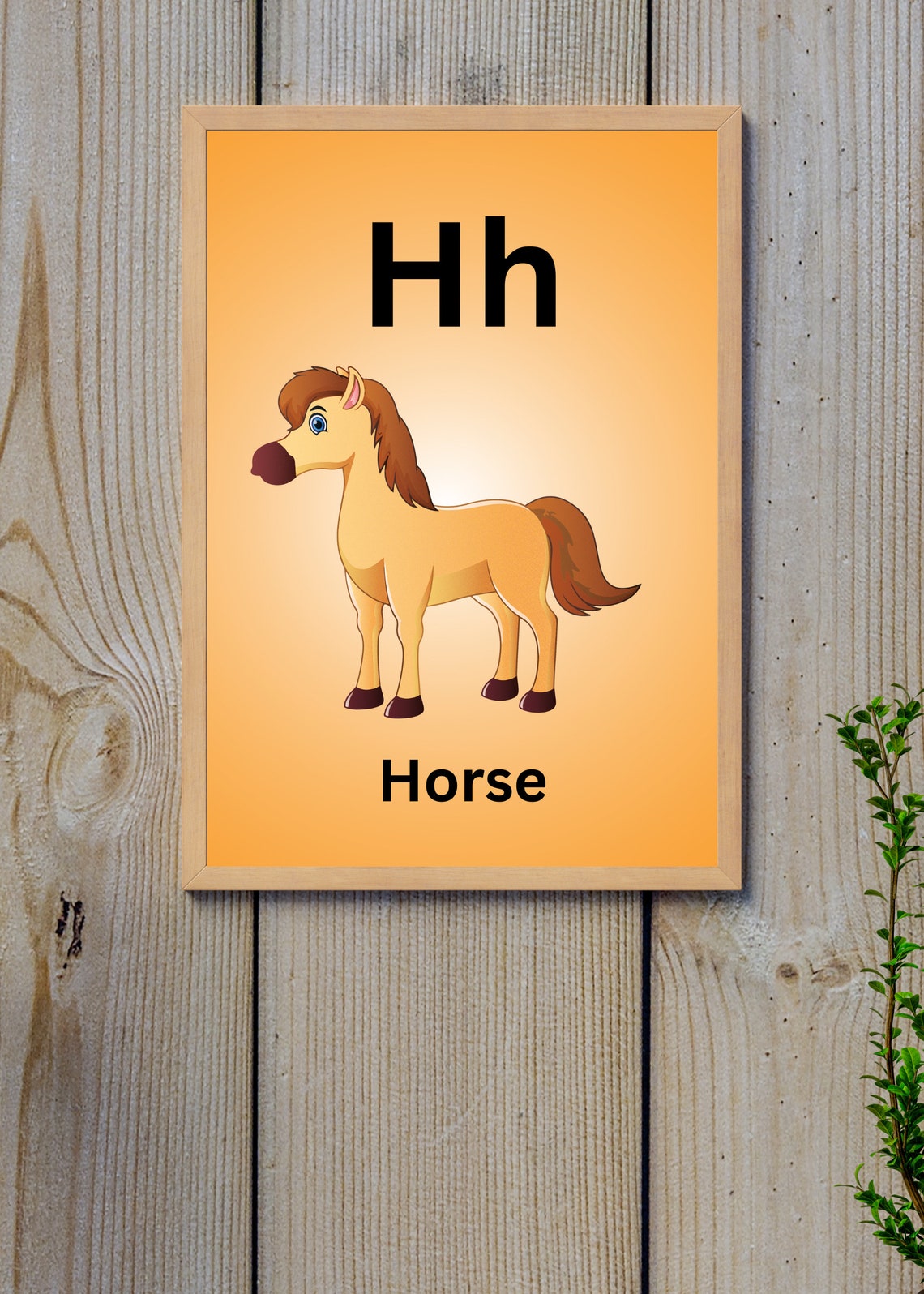 Animal Alphabet Card Set Alphabet Flash Cards Abc Nursery Wall Cards ...