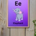 Animal Alphabet Card Set Alphabet Flash Cards Abc Nursery Wall Cards ...