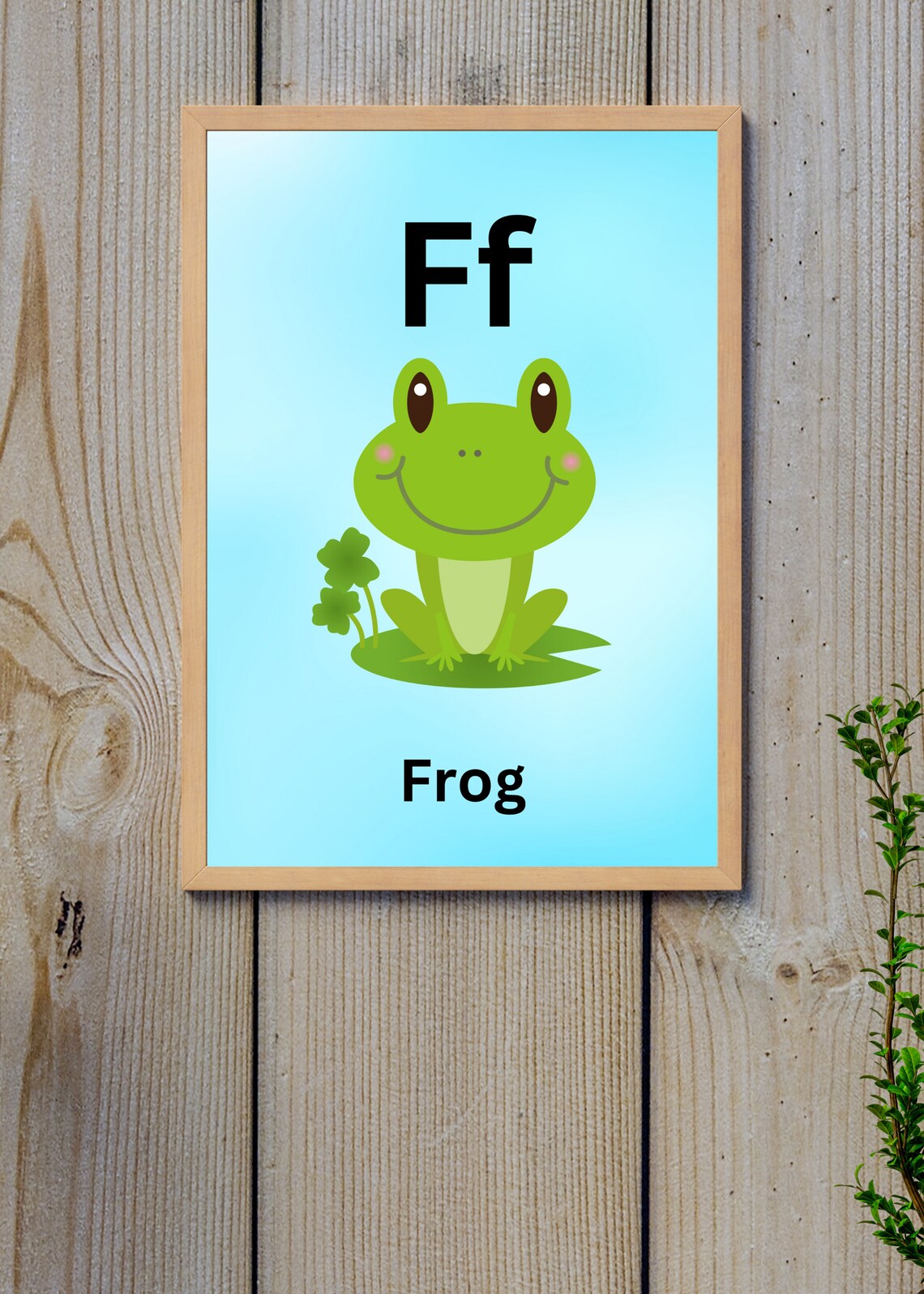 Animal Alphabet Card Set Alphabet Flash Cards Abc Nursery Wall Cards ...